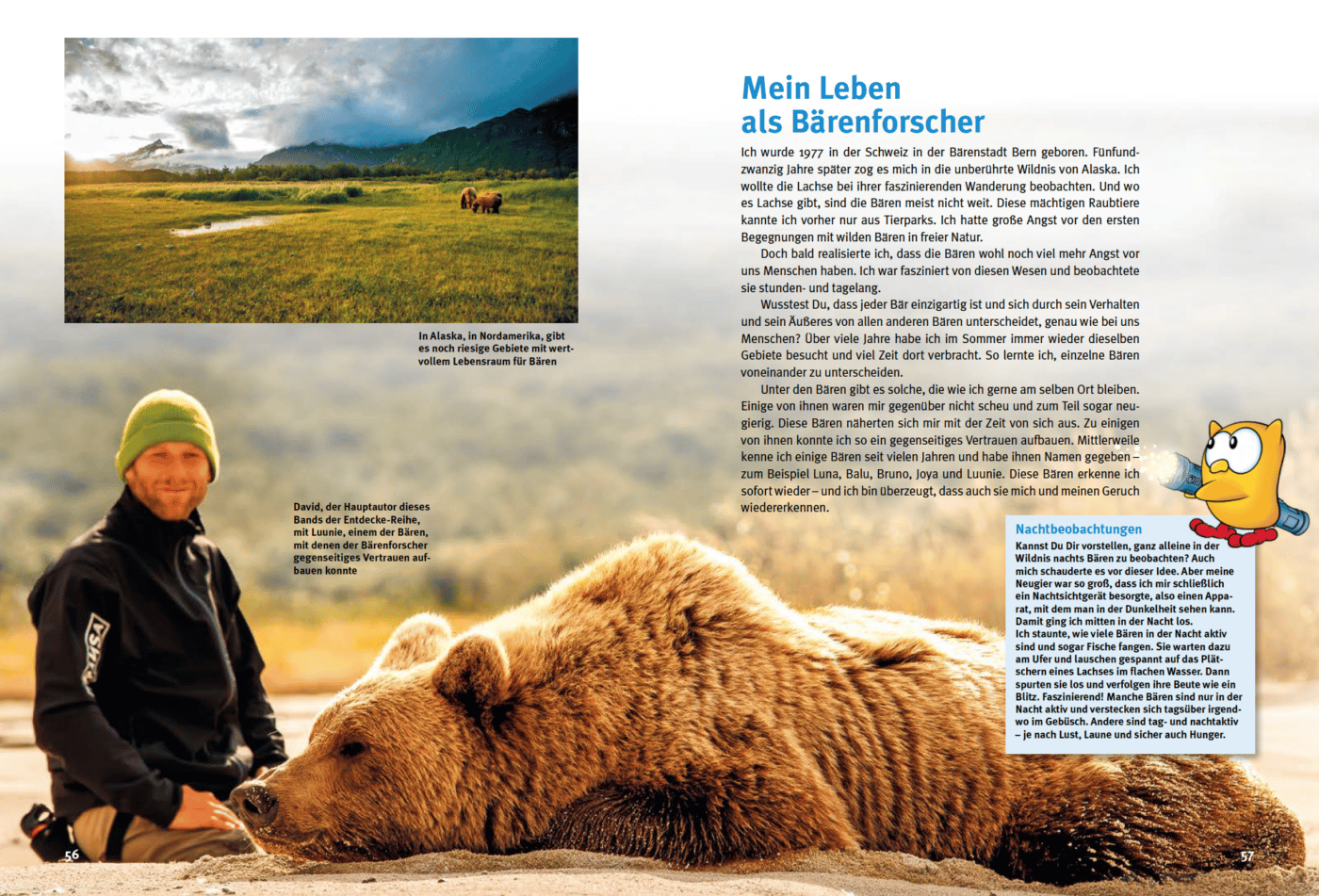 Kinderbuch - Entdecke die Bären (2022) - David Bittner - Bärenforscher